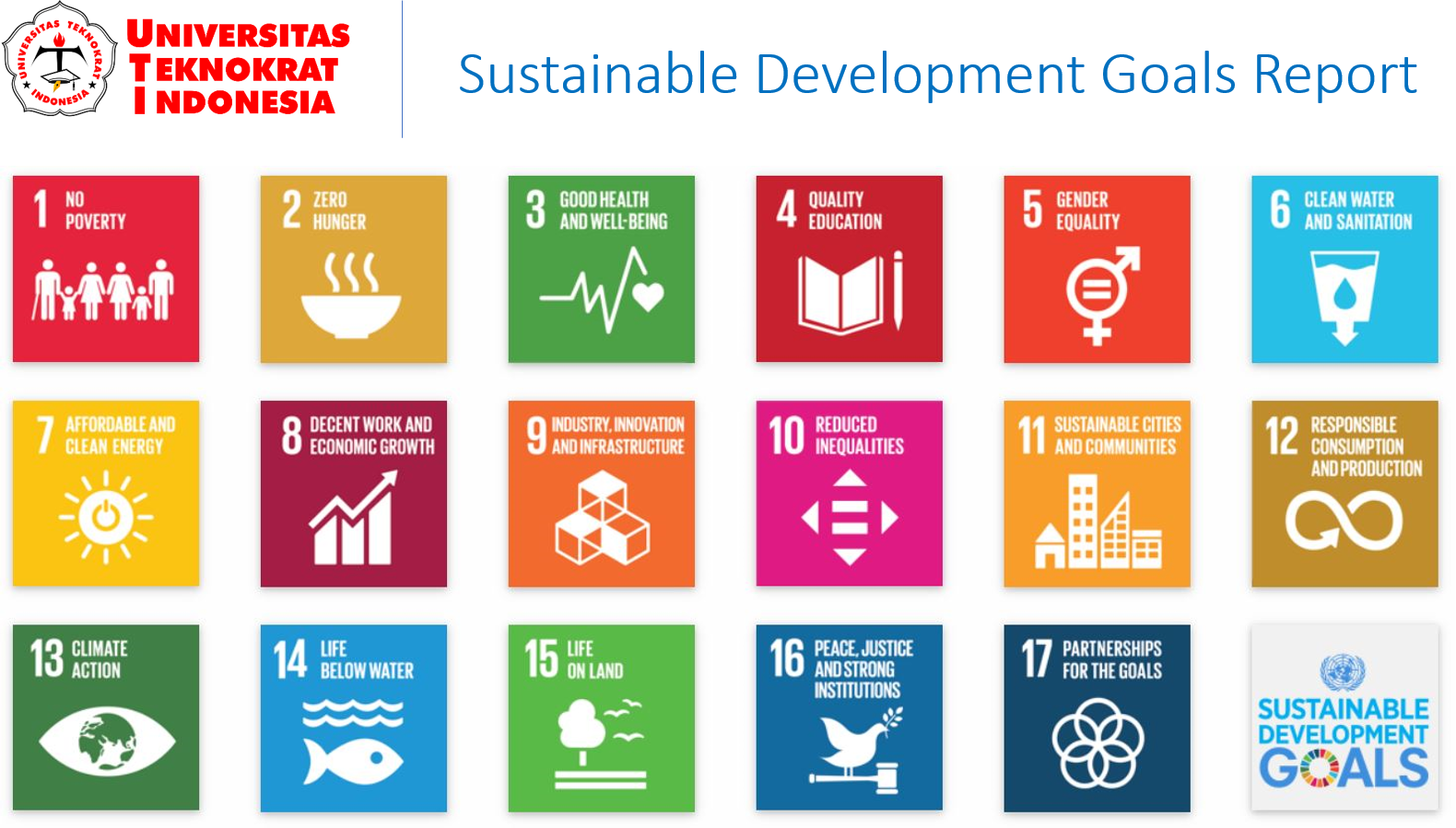 Sustainable Development Goals Report – Universitas Teknokrat Indonesia